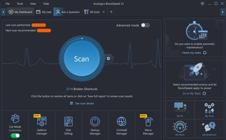 Auslogics BoostSpeed 14 Pro Review 2025: Pros&Cons, Features