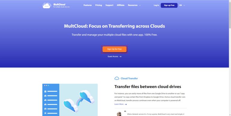 MultCloud Review 2025: How to Use Guide, Features, Ratings